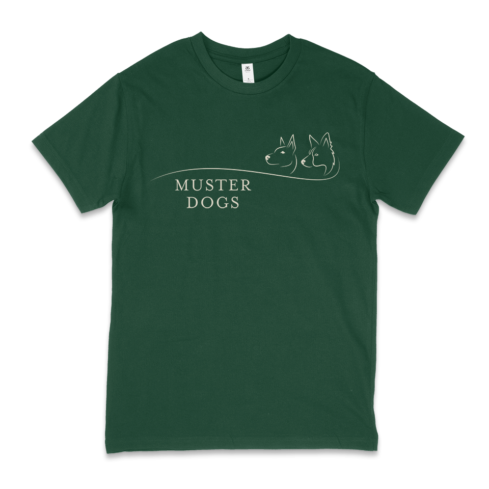 Muster Dogs Emerald Green Tee – ABC Merch