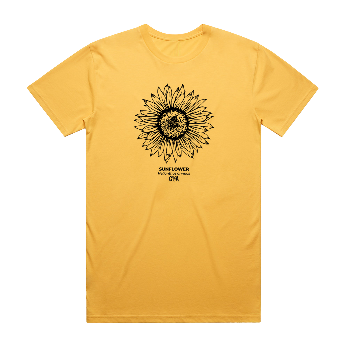 Sunflower Yellow T-shirt – ABC Merch